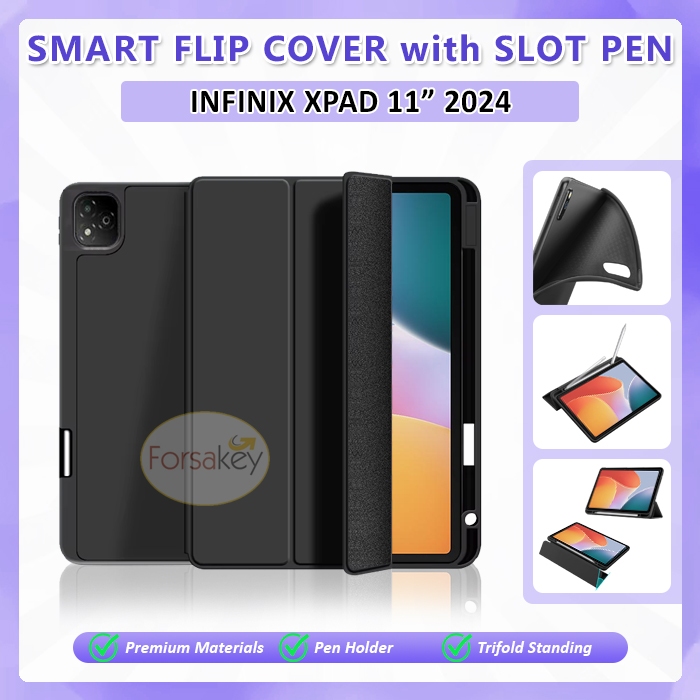 Jual Infinix XPad X Pad Tab Tablet 11" 11 Inch Wifi 2024 Soft Flip Case ...