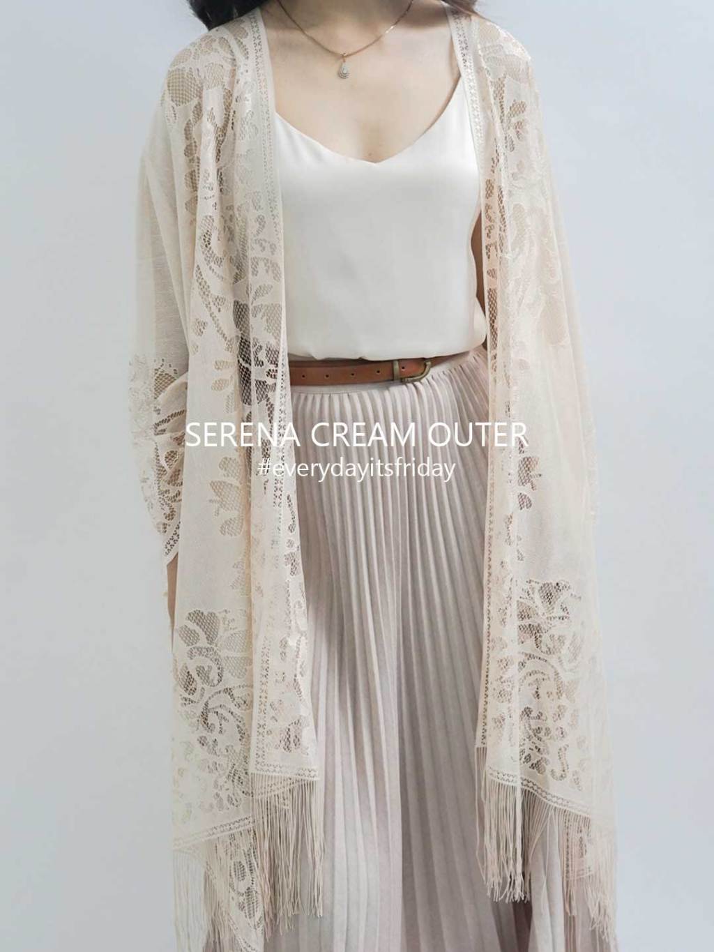 Jual ITSFRIDAY SERENA CREAM Outer | Shopee Indonesia