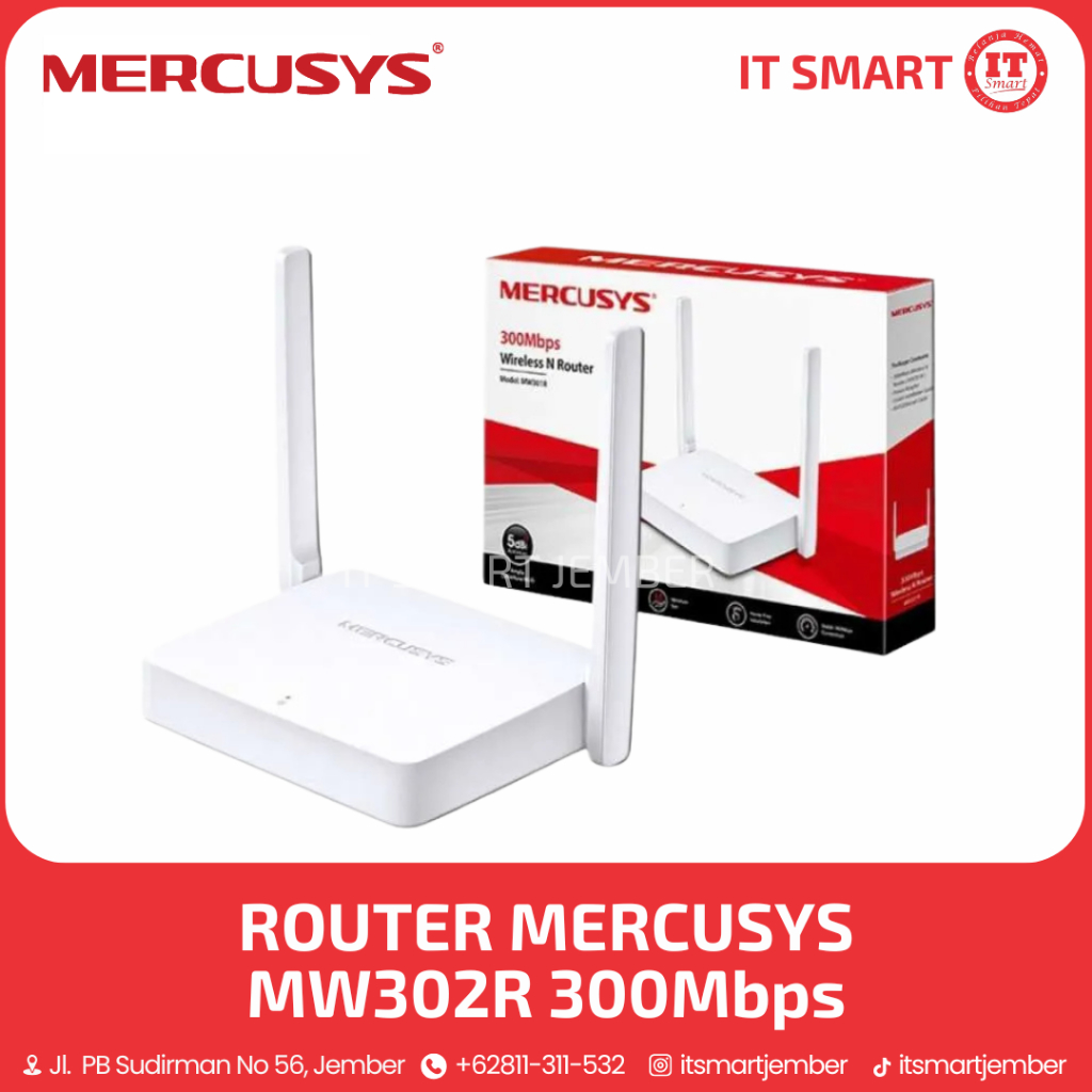 Jual ROUTER MERCUSYS MW302R | 300Mbps Multi-Mode Wireless | Shopee ...