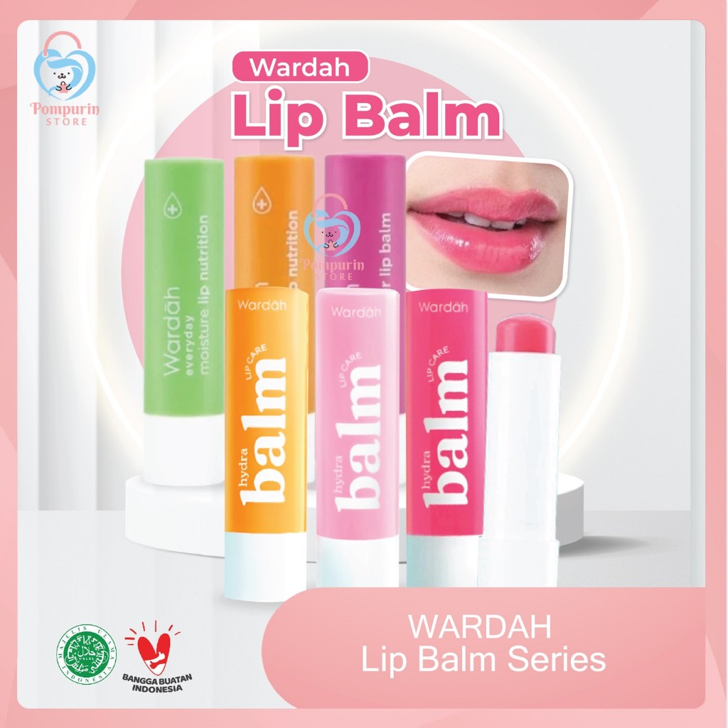Jual WARDAH Everyday Moisture Lip Nutrition / Fruity Sheer Lip Balm ...