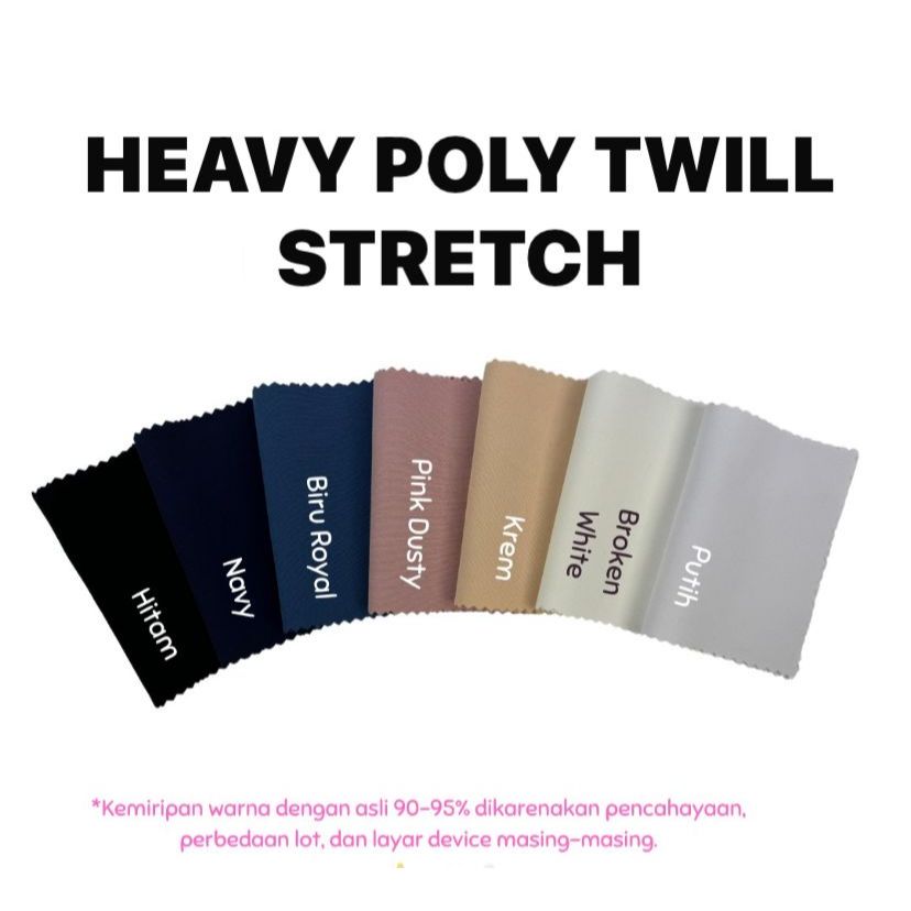 Jual Heavy Poly twill stretch | Shopee Indonesia