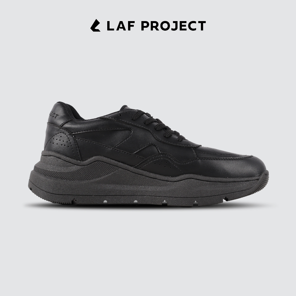 Jual Sepatu Pria Sneakers Hitam Polos Casual Keren Sporty Original Exodia LAF Project | Shopee ...