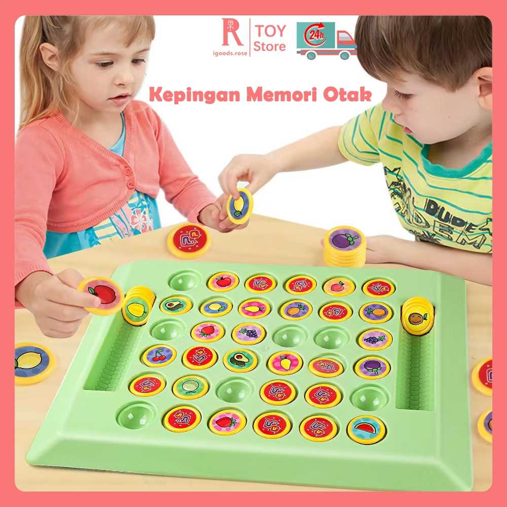 Jual igoods.rose Permainan Catur Flip Keluarga Orang Tua | Mainan ...
