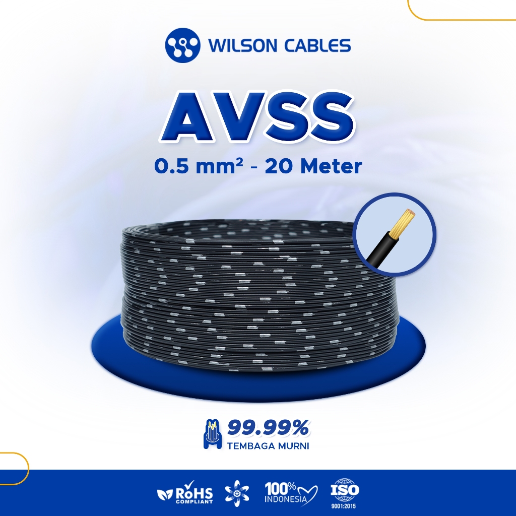 Jual WILSON CABLES - AVSS 0.5 mm² (20 Meter) - Kabel Otomotif Tembaga ...