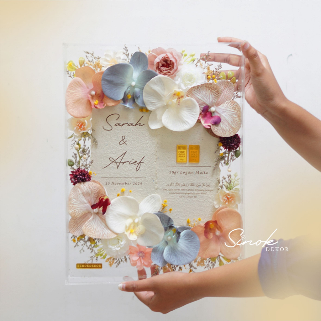 Jual Mahar Nikah Akrilik 30 x 40 Recycle Paper | Shopee Indonesia