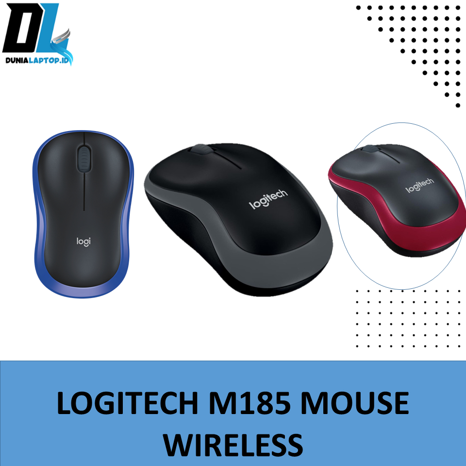 Jual MOUSE WIRELESS LOGITECH M185 ORIGINAL | Shopee Indonesia