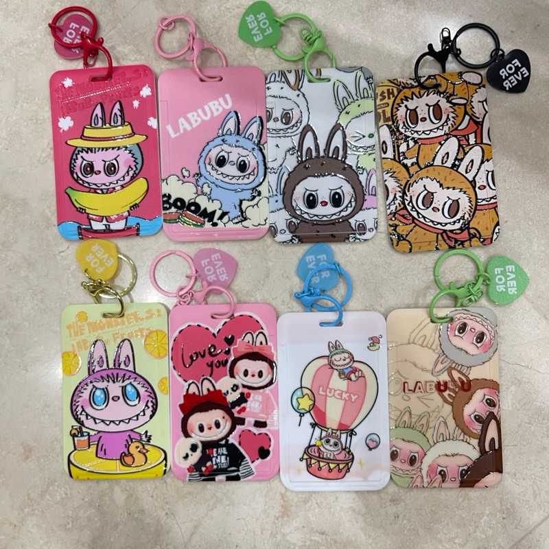 Jual KUMA STORE ID Card Holder / Name Tag /Lanyard Labubu / Gantungan ...