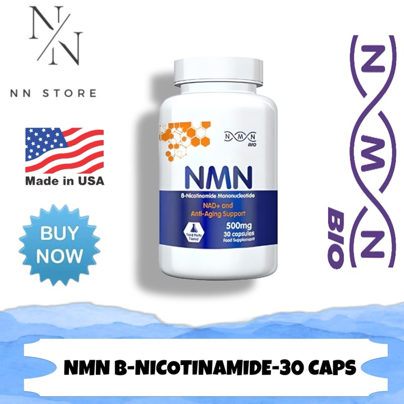 Jual NMN Bio - Nicotinamide Mononucleotide - 500mg Anti-Aging & NAD+ ...