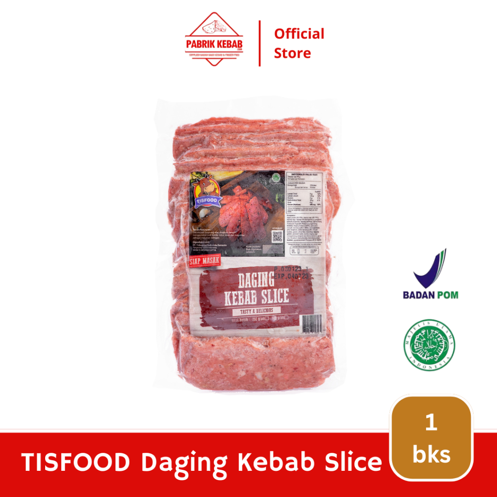 Jual TISFOOD Daging Kebab Slice Halal Daging Sapi Organik Premium ...