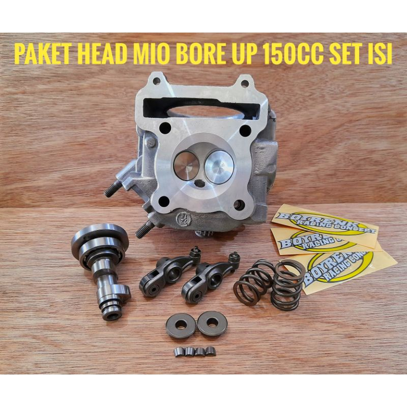 Jual PAKET HEAD MIO SPORTY/MIO SMILE/NOUVO BORE UP 130CC 150CC-BOYRENK ...
