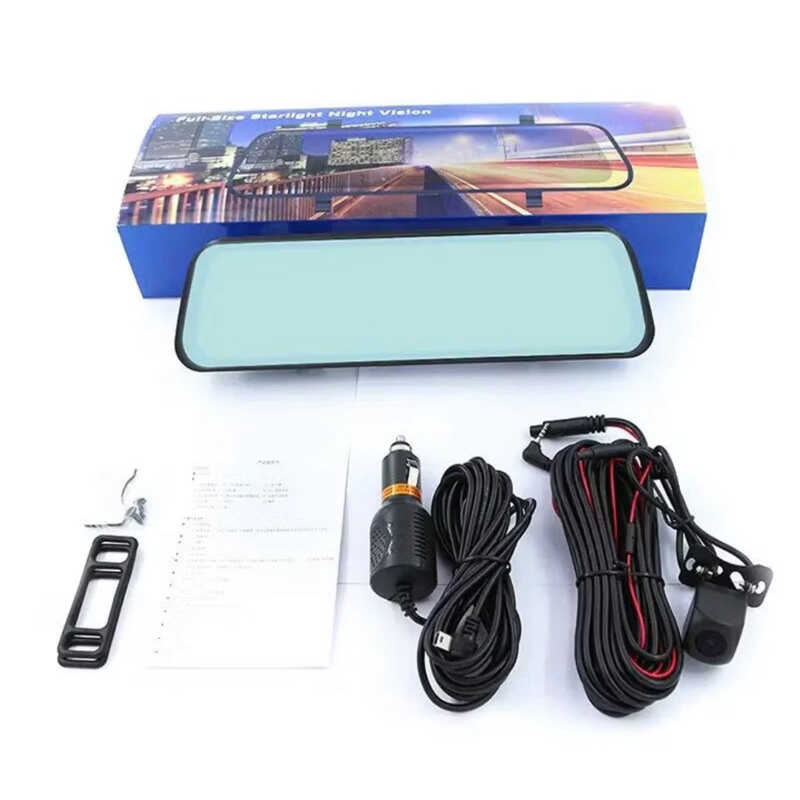 Jual DASHCAM 10 INCI LAYAR MOBIL KAMERA DEPAN BELAKANG CERMIN FHD 1080P ...