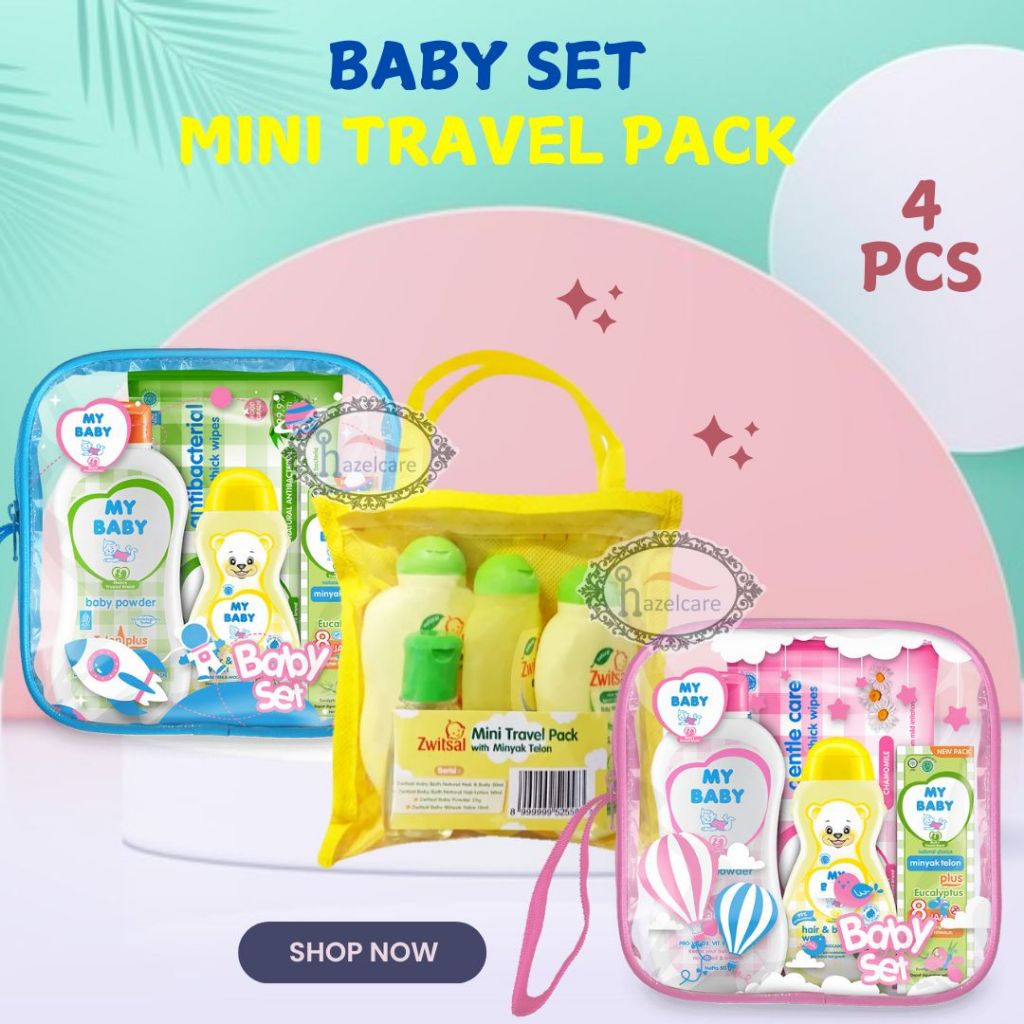 Jual Zwitsal Mini Travel Pack | My Baby Set 4in1 Paket Gift Hadiah ...