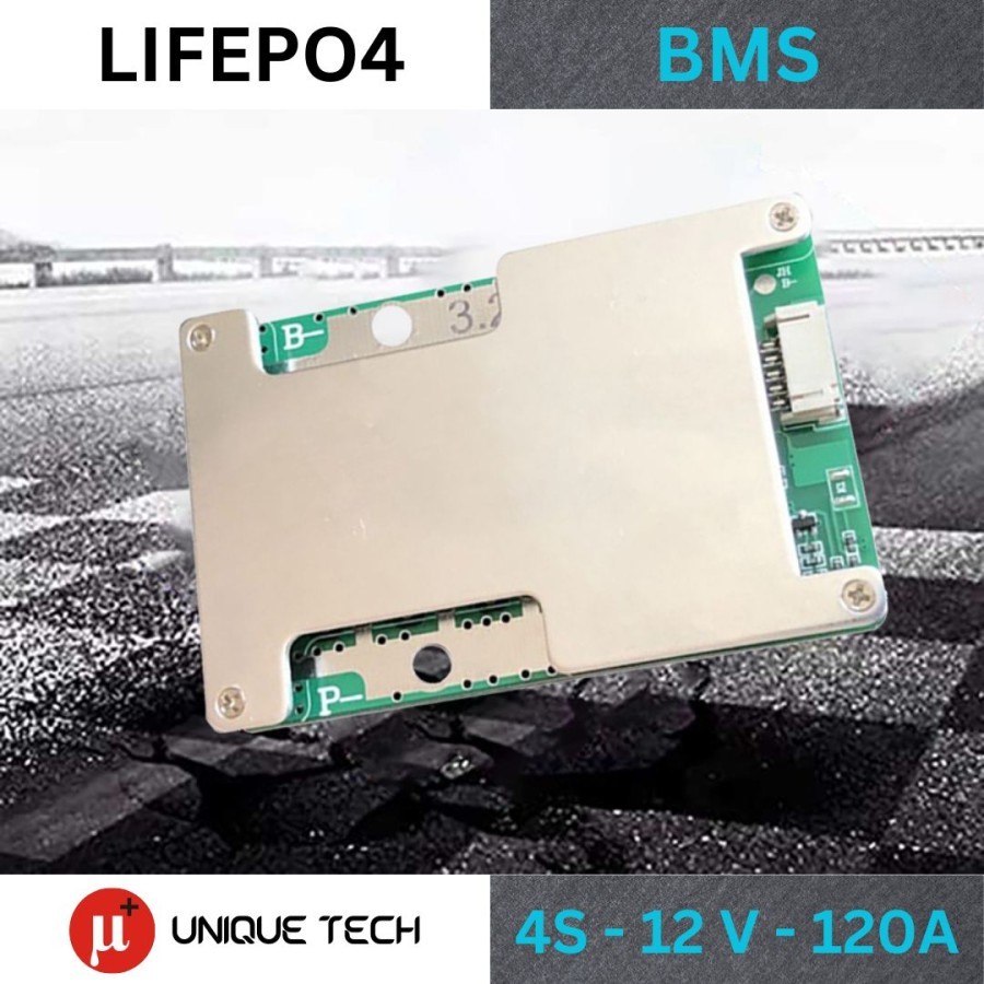 Jual BMS LIFEPO4 4S 12V 120A COMMON PORT WITH BALANCER EQUALIZER NOT 100A | Shopee Indonesia