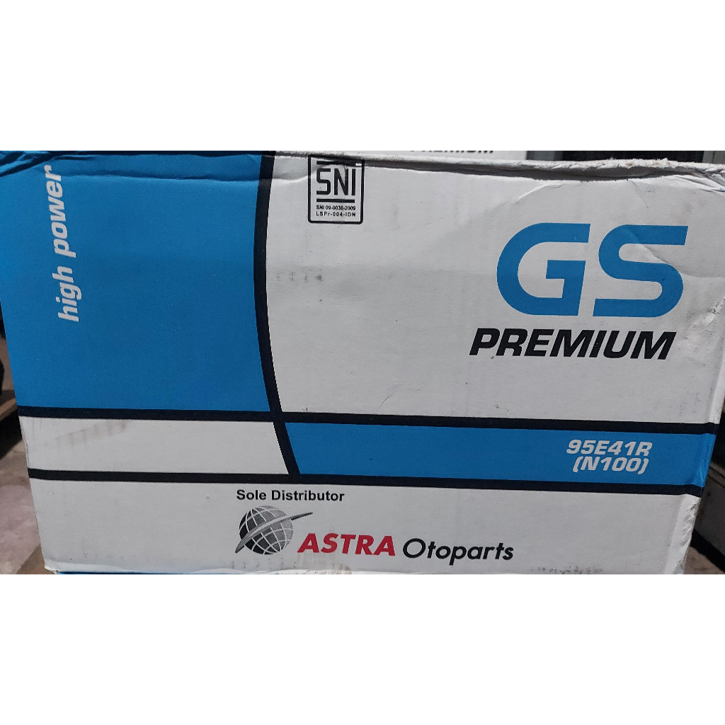 Jual AKI BASAH GS PREMIUM N100 (95E41R) (Belum Termasuk Zuur) | Shopee Indonesia