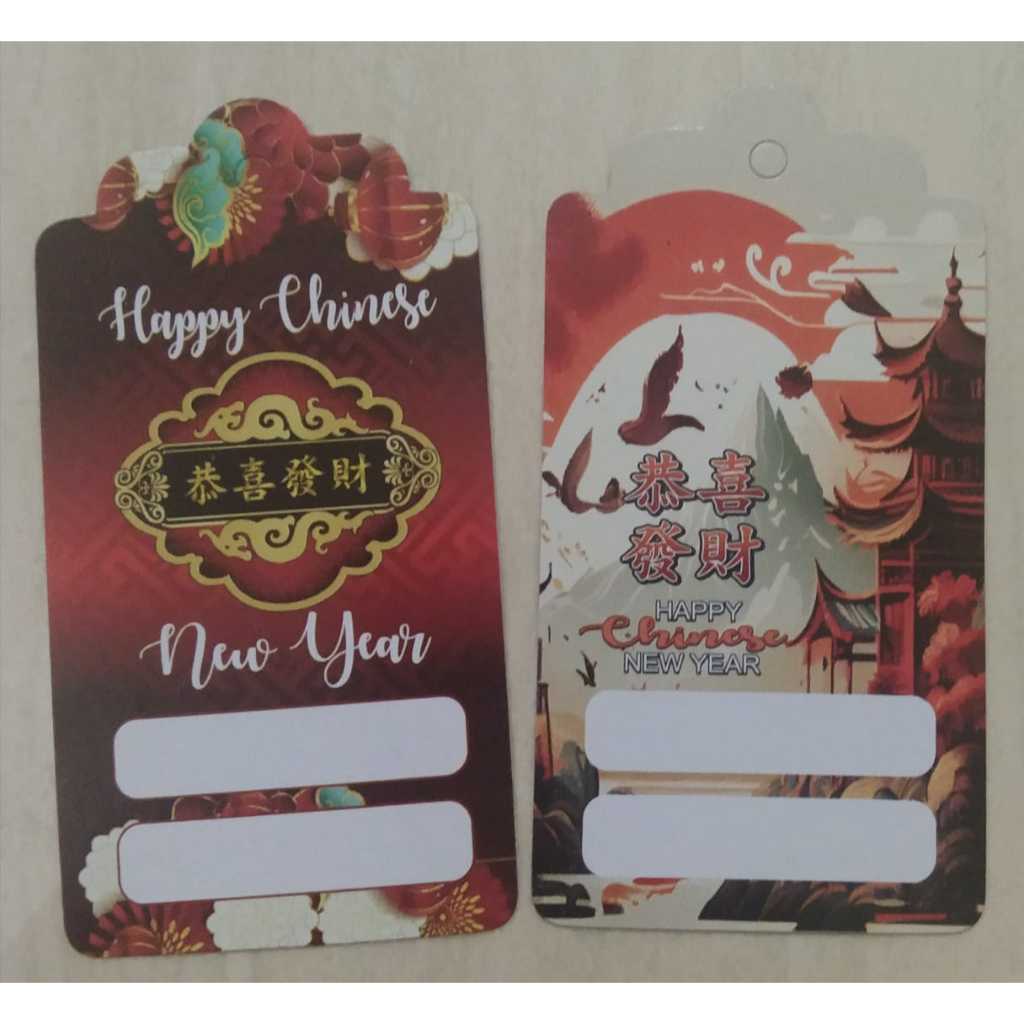Jual Hang Tag Imlek Chinese New Year/ Kartu Ucapan Imlek | Shopee Indonesia