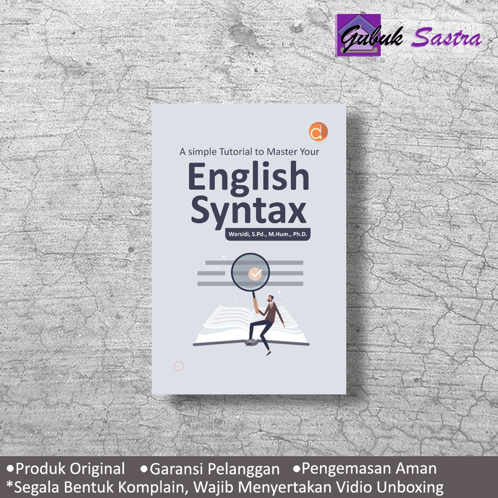 Jual Buku A Simple Tutorial to Master Your English Syntax - Warsidi | Shopee Indonesia