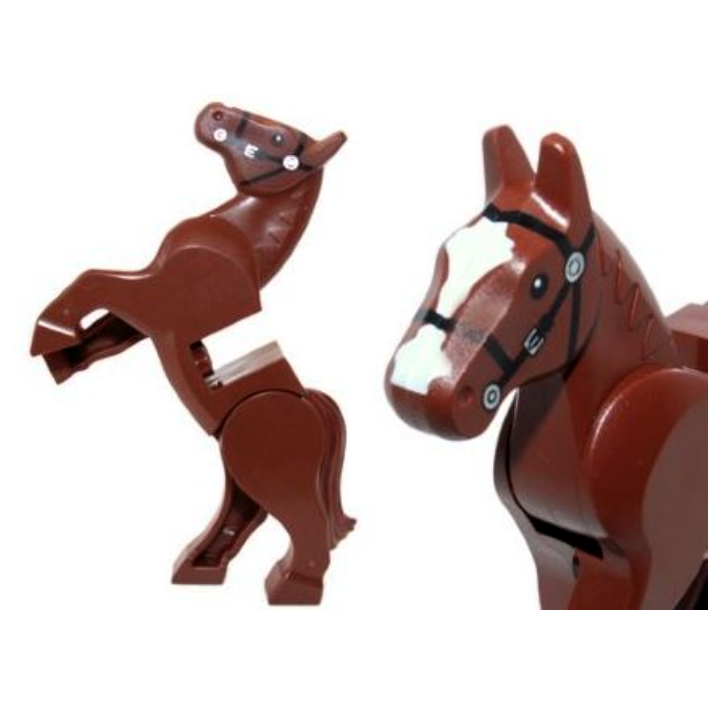 Jual Mainan Balok Susun Brick Pogo Kopf Binatang Kuda Horse Minifigure ...