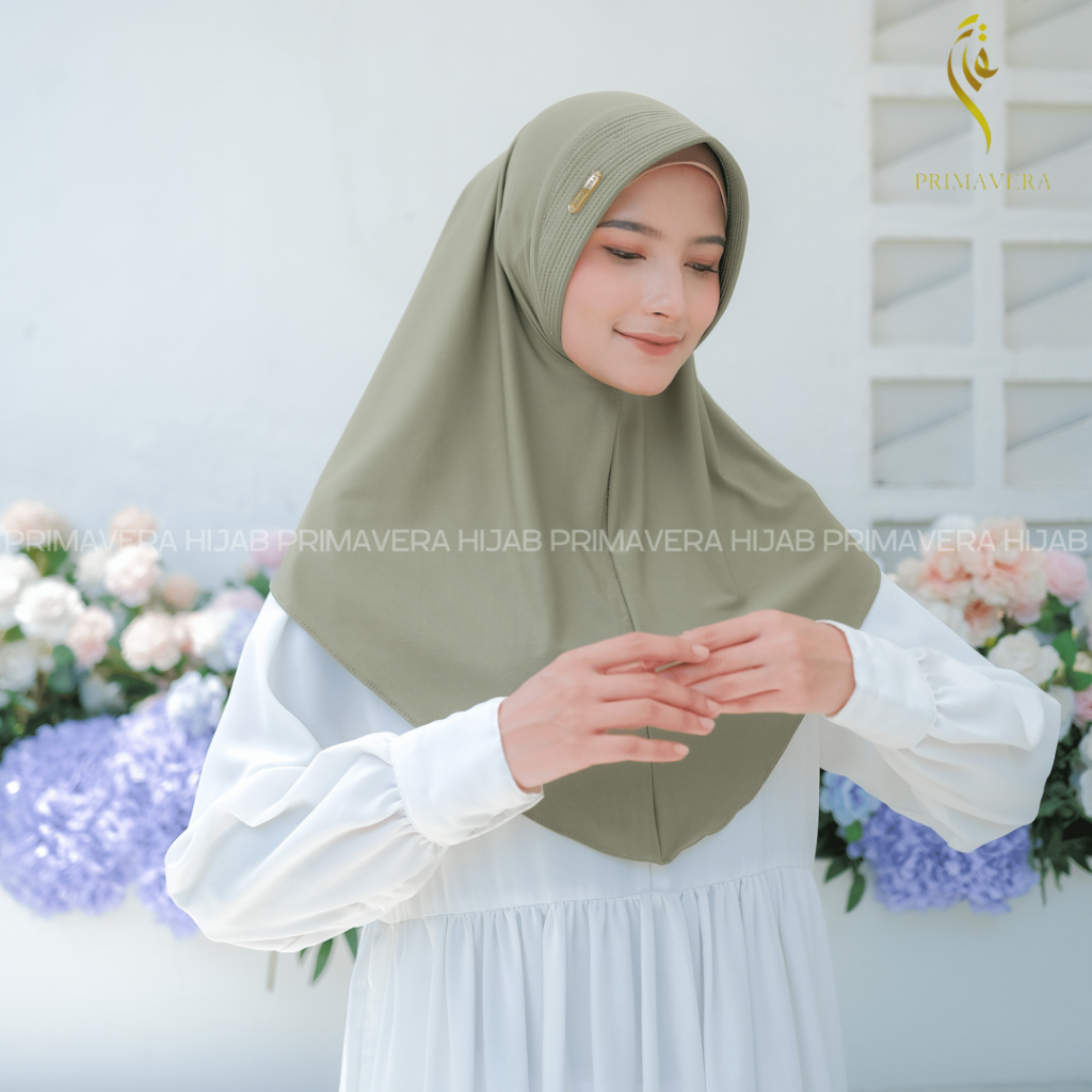 Jual hijab bergo sport akrilik gold nutup dada jersey premium / jilbab instan bergo hamidah ...