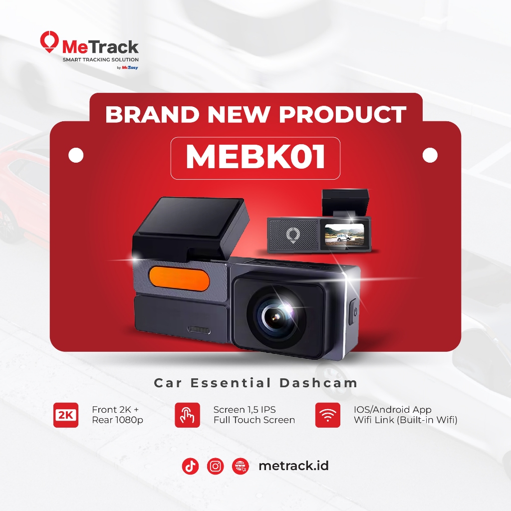 Jual Dashcam MeTrack MEBK01 Kamera Dashcam Mobil Essential Dashcam | Shopee Indonesia