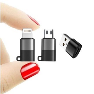 Jual Converter Type C ke Micro IOS USB OTG Microphone Adapter Konektor ...