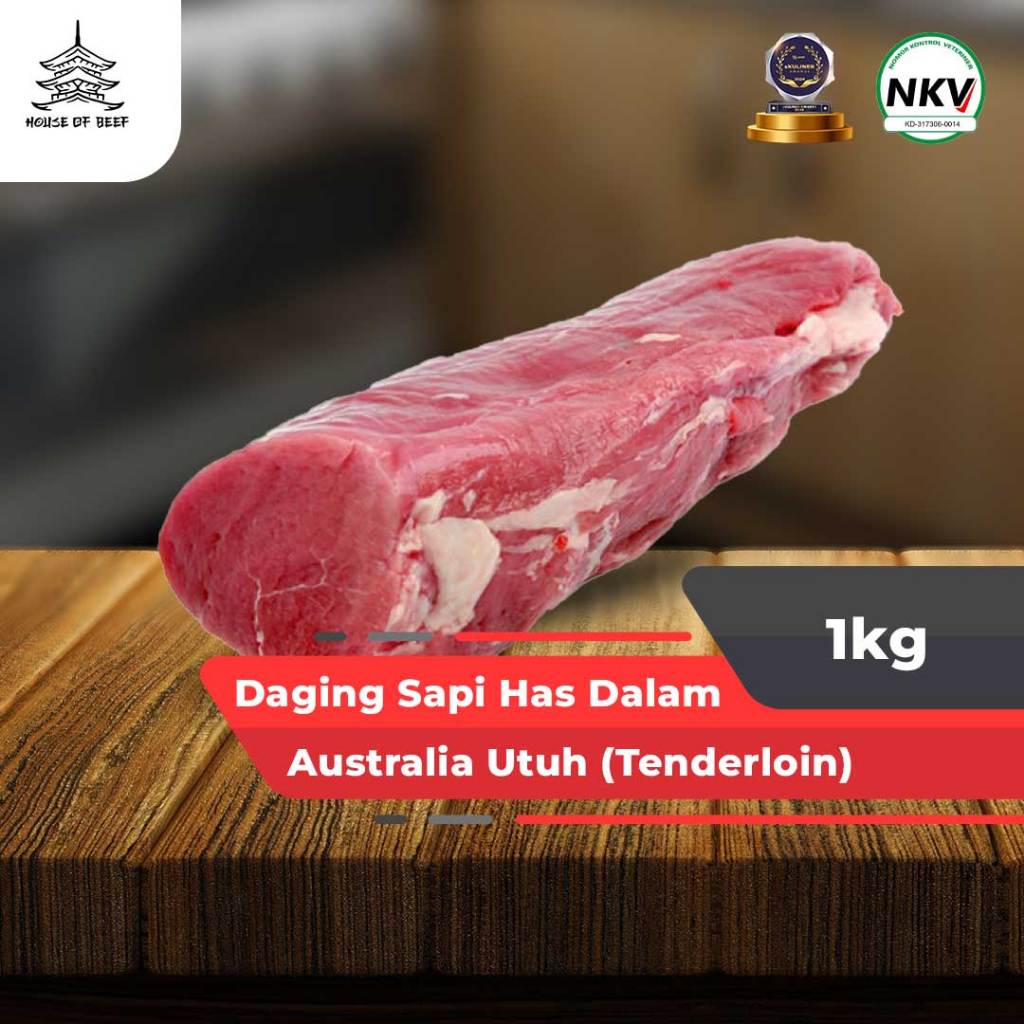 Jual Daging Sapi Australia Bagian Has Dalam Beef Tenderloin | Shopee ...