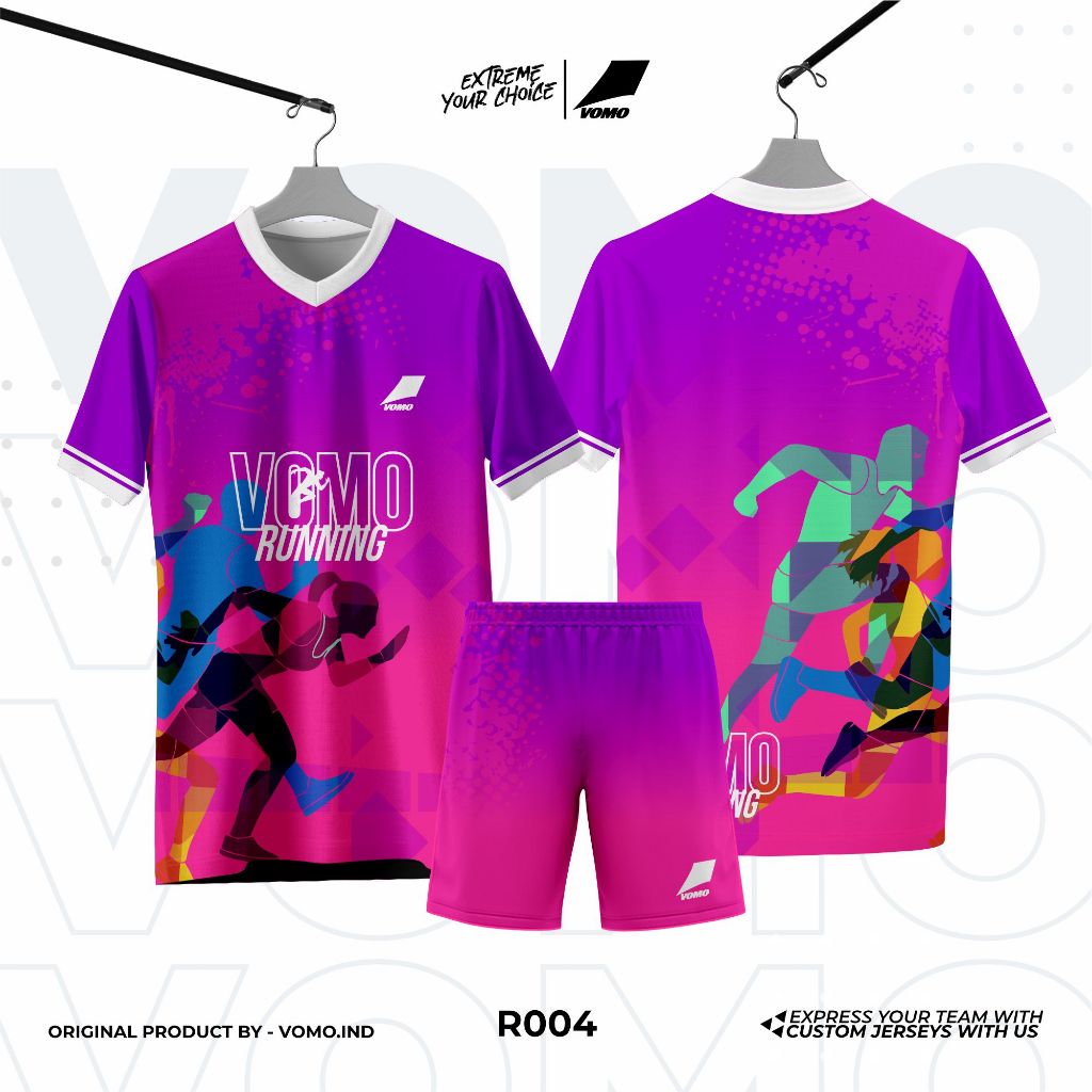 Jual Jersey Jogging/Lari/Running/Maraton Full Printing Kostum Nama ...