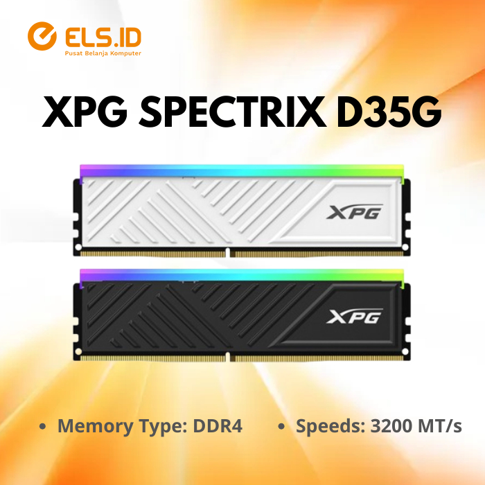 Jual Adata XPG Spectrix D35G Memory PC DDR4 3200MHz RGB | Shopee Indonesia