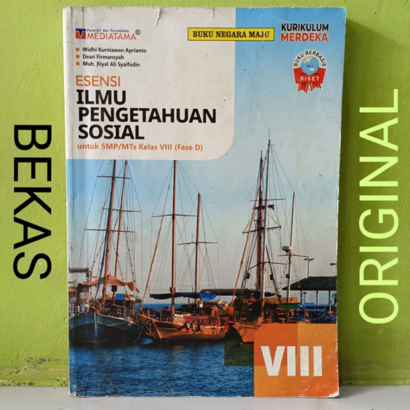 Jual BUKU Esensi IPS ILMU PENGETAHUAN SOSIAL kelas 2 II 8 VIII SMP MTS Penerbit Mediatama ...