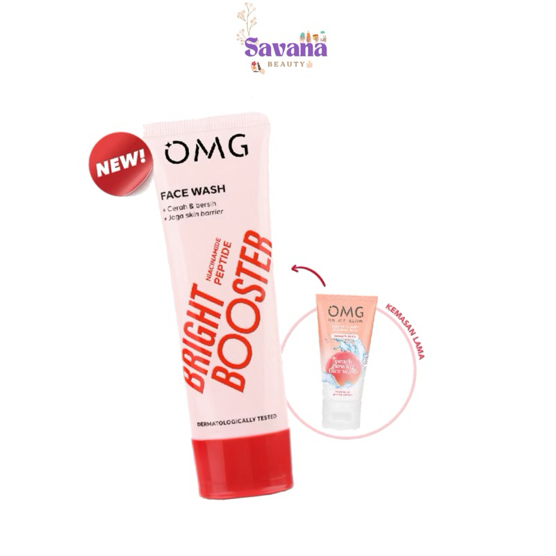 Jual OMG - Bright booster Facewash 50ml (kemasan baru) | Shopee Indonesia
