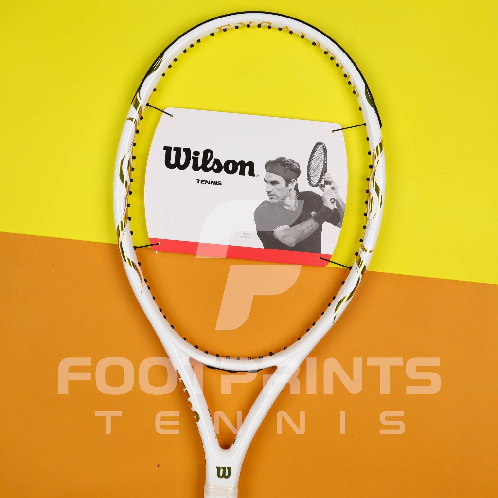 Jual Raket Tenis Wilson Excalibur White Gold Tennis Racket 243 gr ...