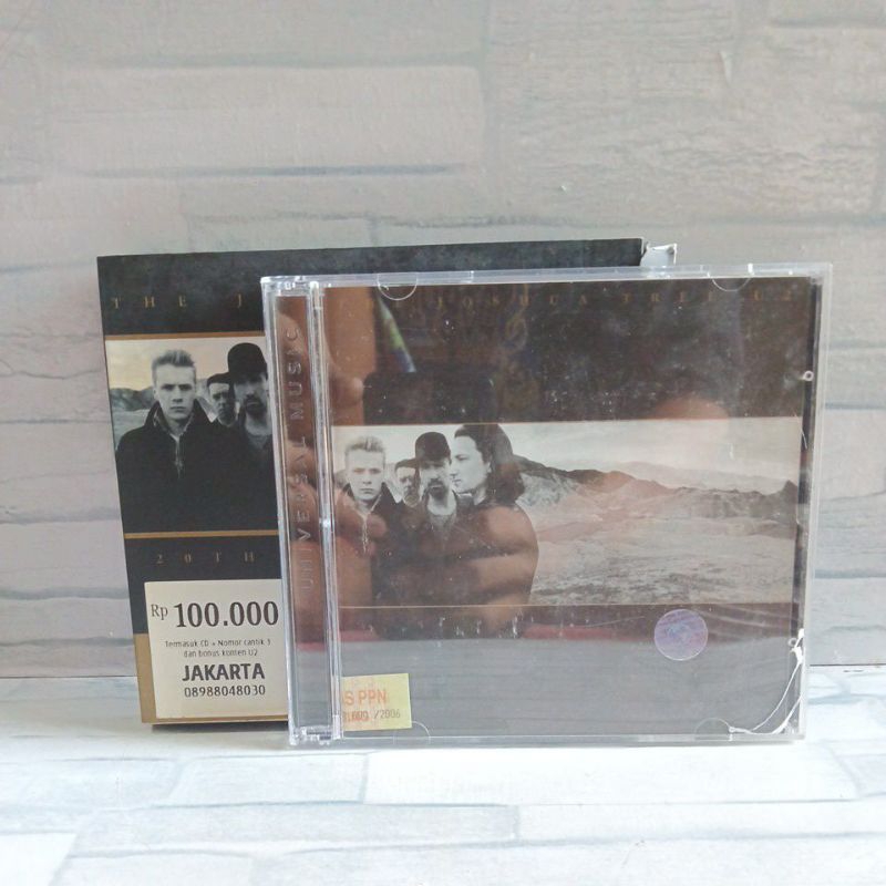 Jual kaset CD the joshua tree u 2 20 th aniversary re mastered original ...