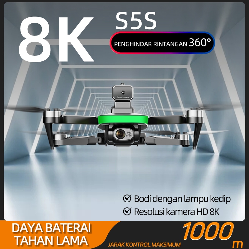 Jual S5S Drone kamera jarak jauh fotografi udara profesional murah dual ...