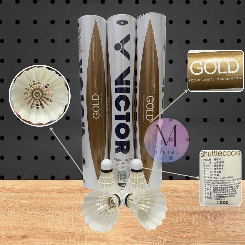 Jual Shuttlecock Badminton / Kok Bulutangkis Gold 1 | Shopee Indonesia