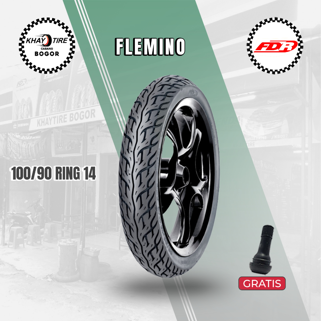 Jual Ban Belakang Motor Yamaha Lexi FDR FLEMINO 100/90 Ring 14 Tubeless ...