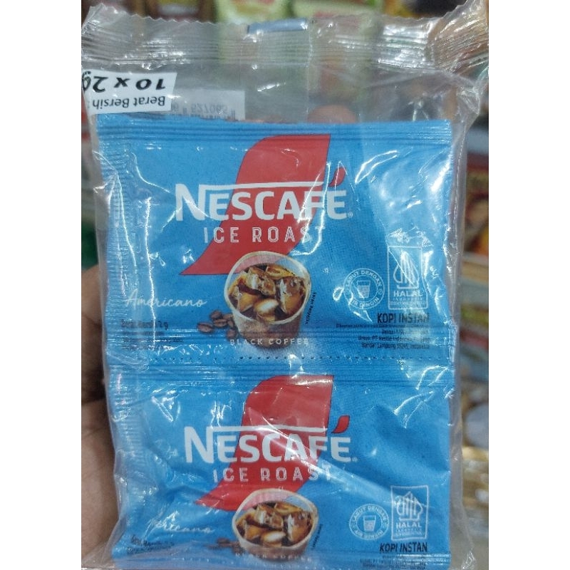 Jual KZ - nescafe ice roast americano 2g x 10 pcs | Shopee Indonesia