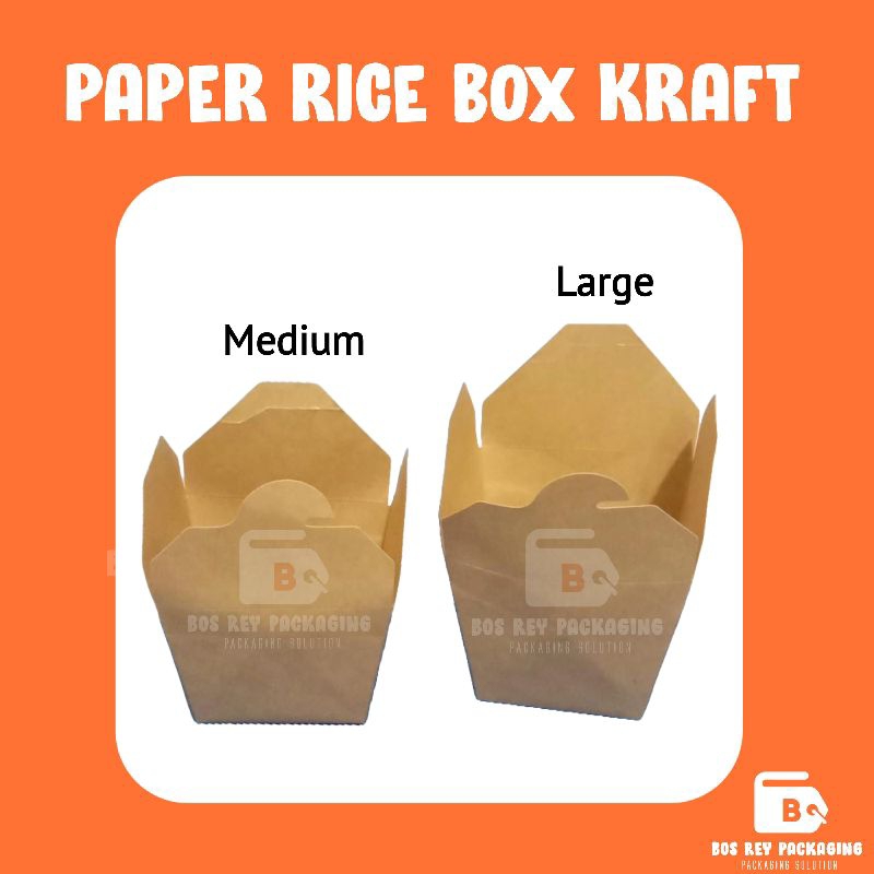Jual [ISI 25] FOOD PAIL PAPER PREMIUM LAMINASI M, L, HARGA PABRIK HALAL ...