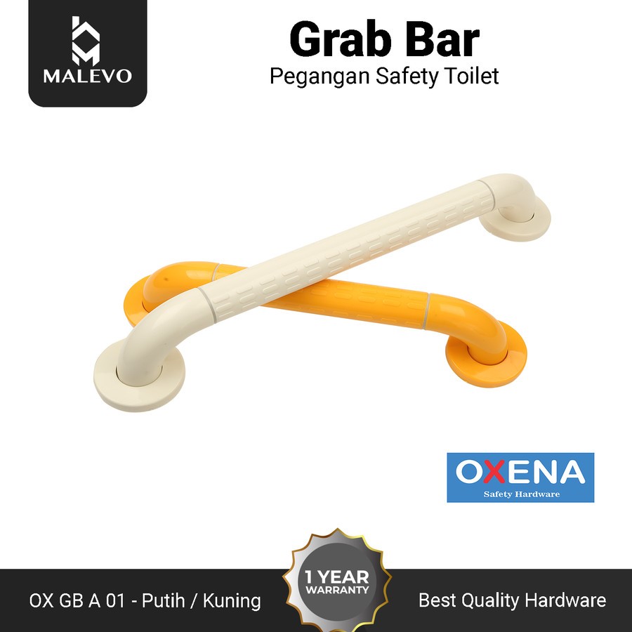 Jual Pegangan Safety Toilet OXENA Grab Bar 40 & 60 cm (GB A 01) - 40 cm ...