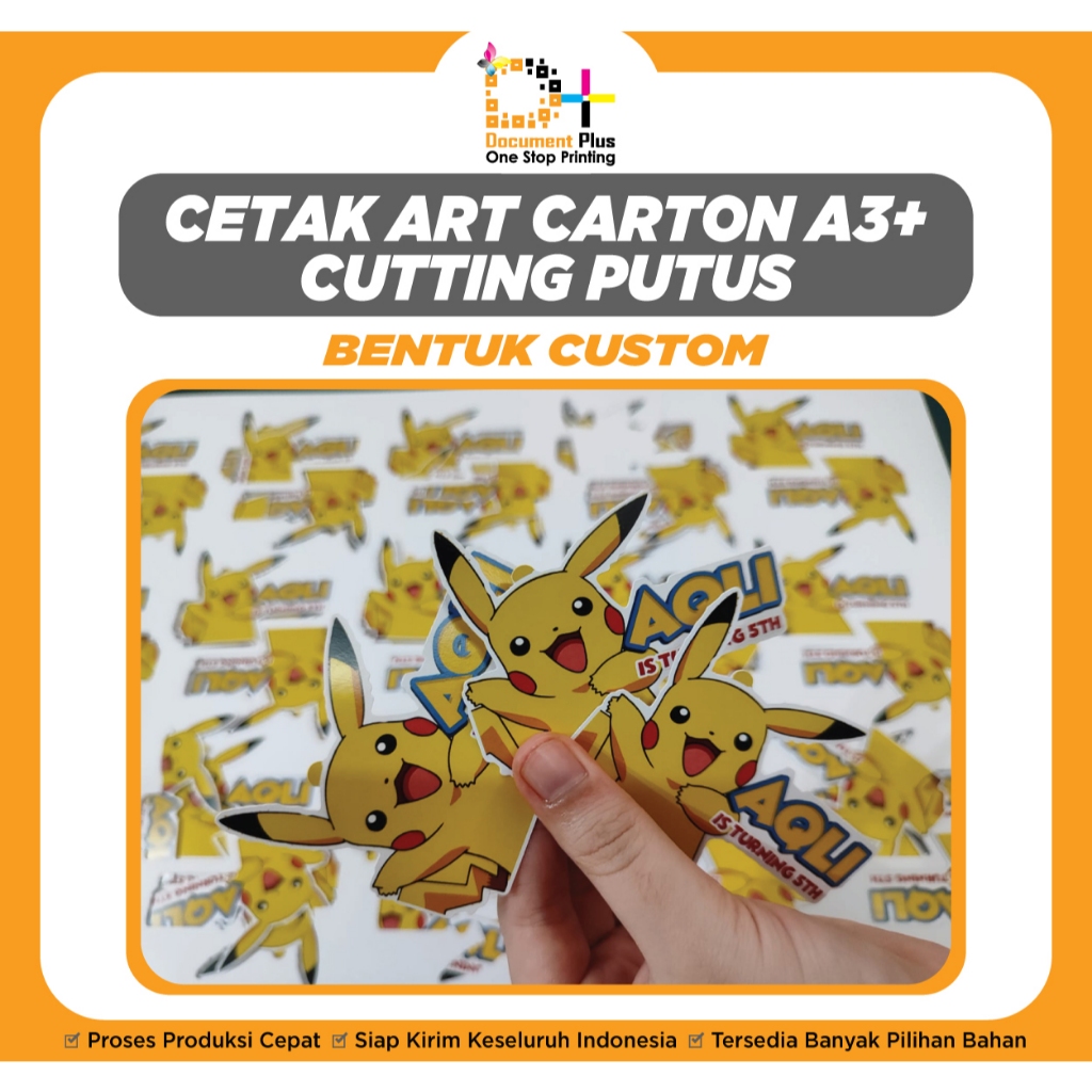Jual Cetak Kertas AC 400 Gsm / Print Art Carton 400 Gr Ukuran A3 + Full ...