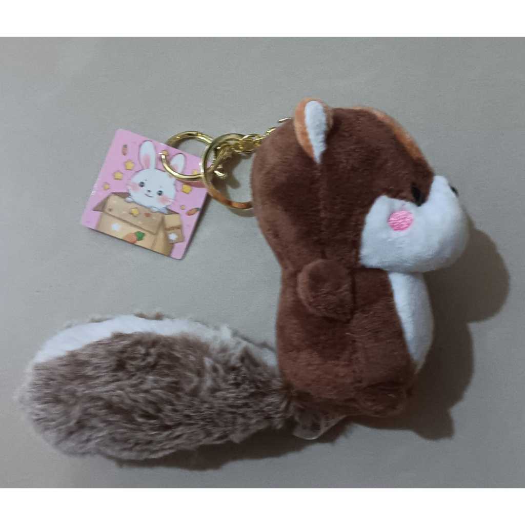 Jual Gantungan Kunci/Keychain Boneka Motif Tupai Lucu | Shopee Indonesia