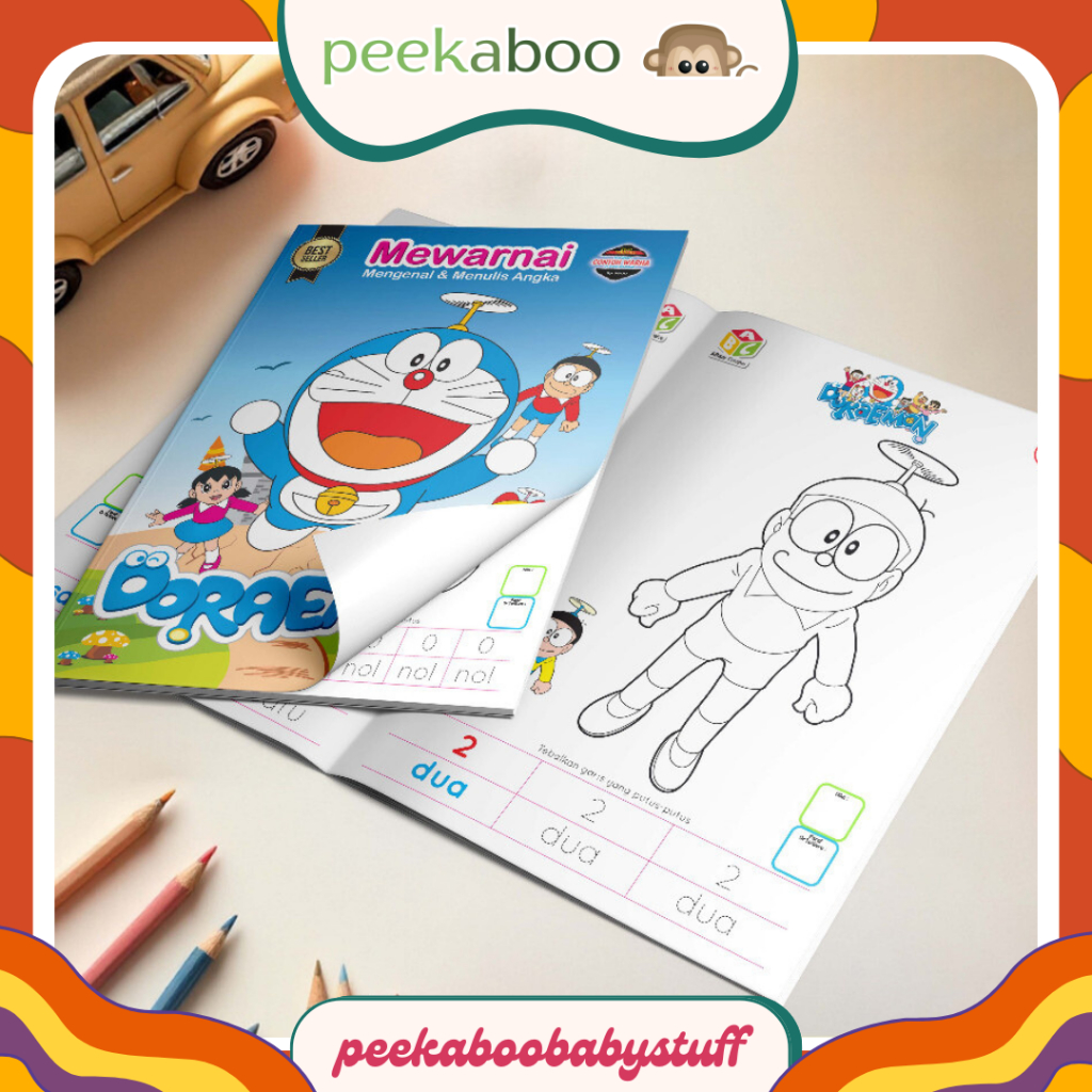 Jual BUKU MEWARNAI FULL COLOUR (FC) A5 - DORAEMON - FC || BUKU WARNA ...