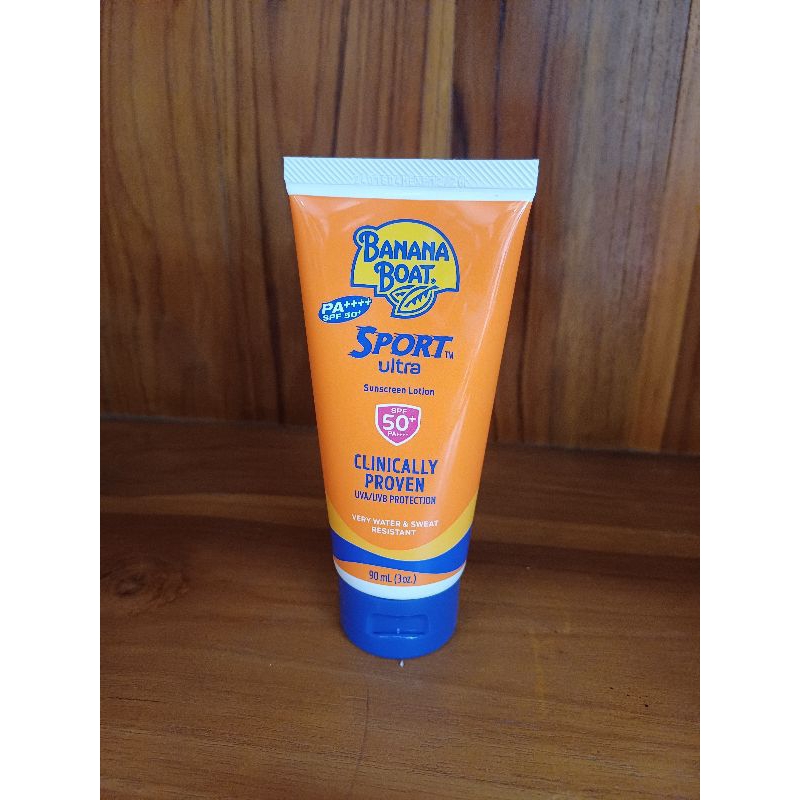 Jual Sunscreen Lotion Banana Boat Sport Ultra SPF 50+ 90mL Sunblock ...