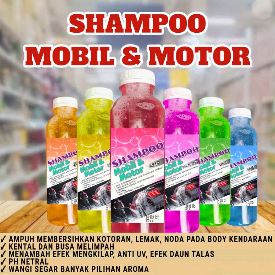 Jual Shampoo Mobil Motor Kit Car Wash Sabun Cuci Motor dan Mobil ...