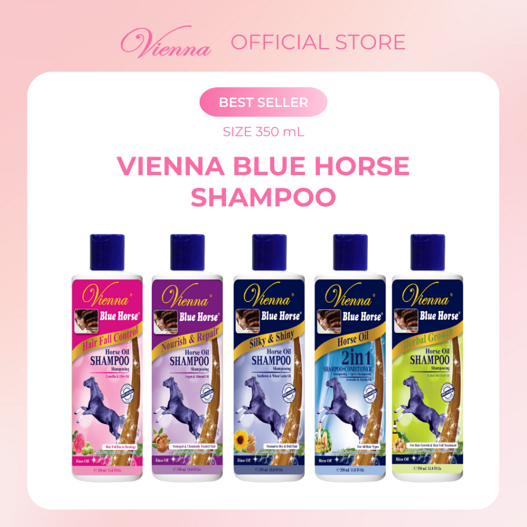 Jual Vienna Blue Horse Shampoo - Sampo Kuda Andalan Untuk Rambut Rontok ...
