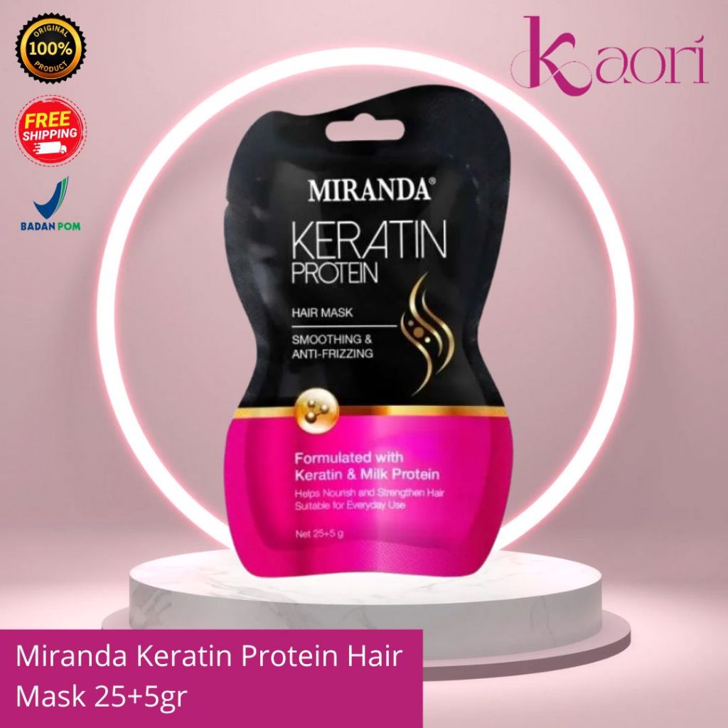 Jual ️KAORI ️ Miranda Keratin Protein Series (New Formula) Hair Mask ...