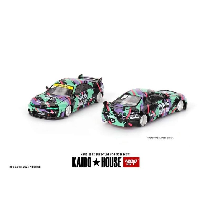Jual Mini GT X Kaido House - Nissan Skyline GT-R (R33) HKS V1 - KHMG129 ...