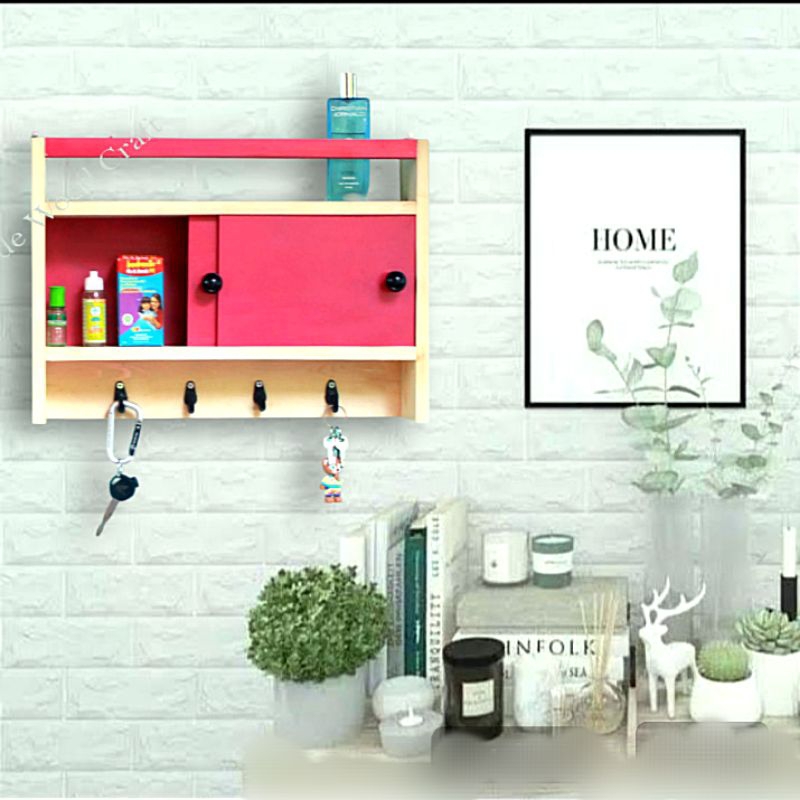 Jual Rak Dinding Kotak Obat P3K | Rak ScinCare | Rak Make up Gantung ...