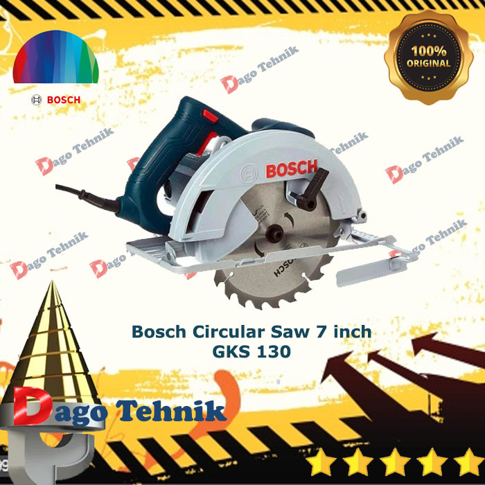 Jual Bosch Circular Saw 7 inch GKS 130 mesin circle potong kayu ...