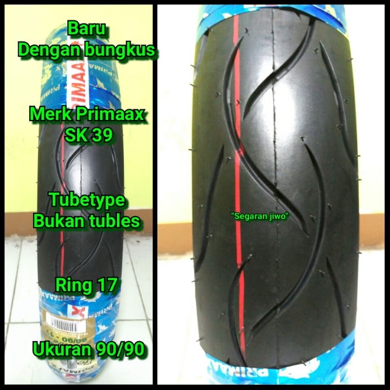 Jual Ban motor ring 17 ukuran 90/90 setara dengan ukuran 3.00 merk ...