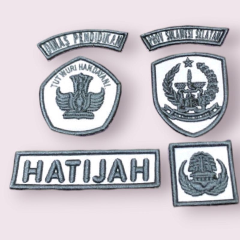 Jual Atribut Logo Dinas Pendidikan Timbul Custom | Shopee Indonesia
