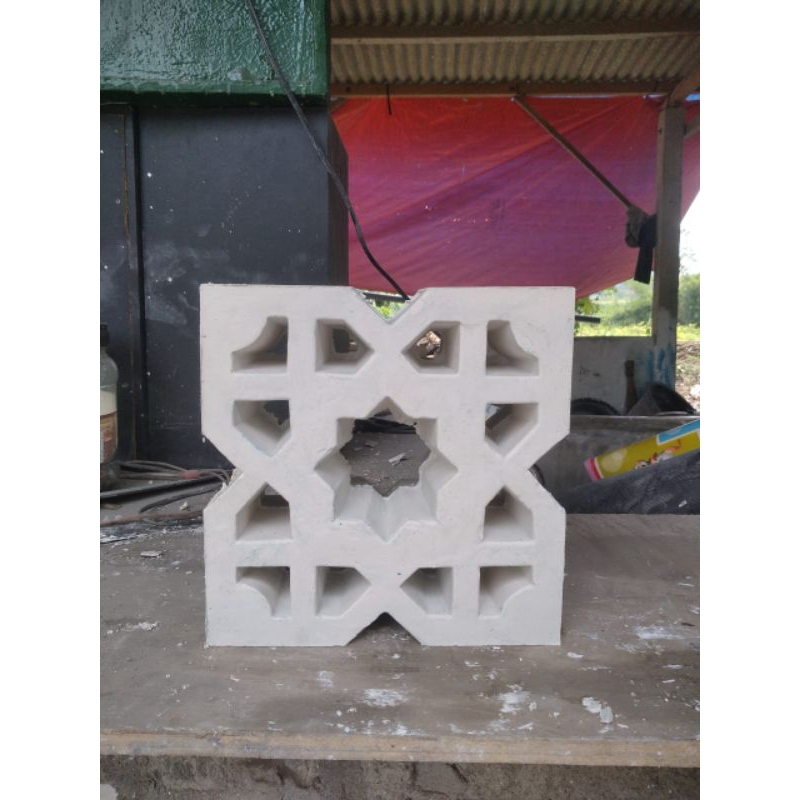 Jual cetakan roster fiber model krawangan 20*20 tebal 10 model cor ...